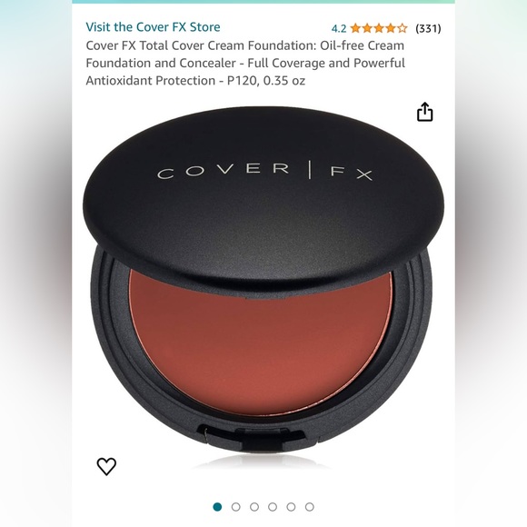 COVER FX | Makeup | Total Coverage Cream Press Foundation Color P2 ...